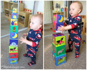 Stacking Activities for Babies and Toddlers - ADAM & Mila